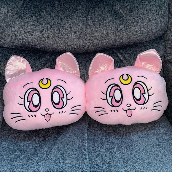 Accessories | Sailor Moon Luna Headrest Pillows Pink | Poshmark